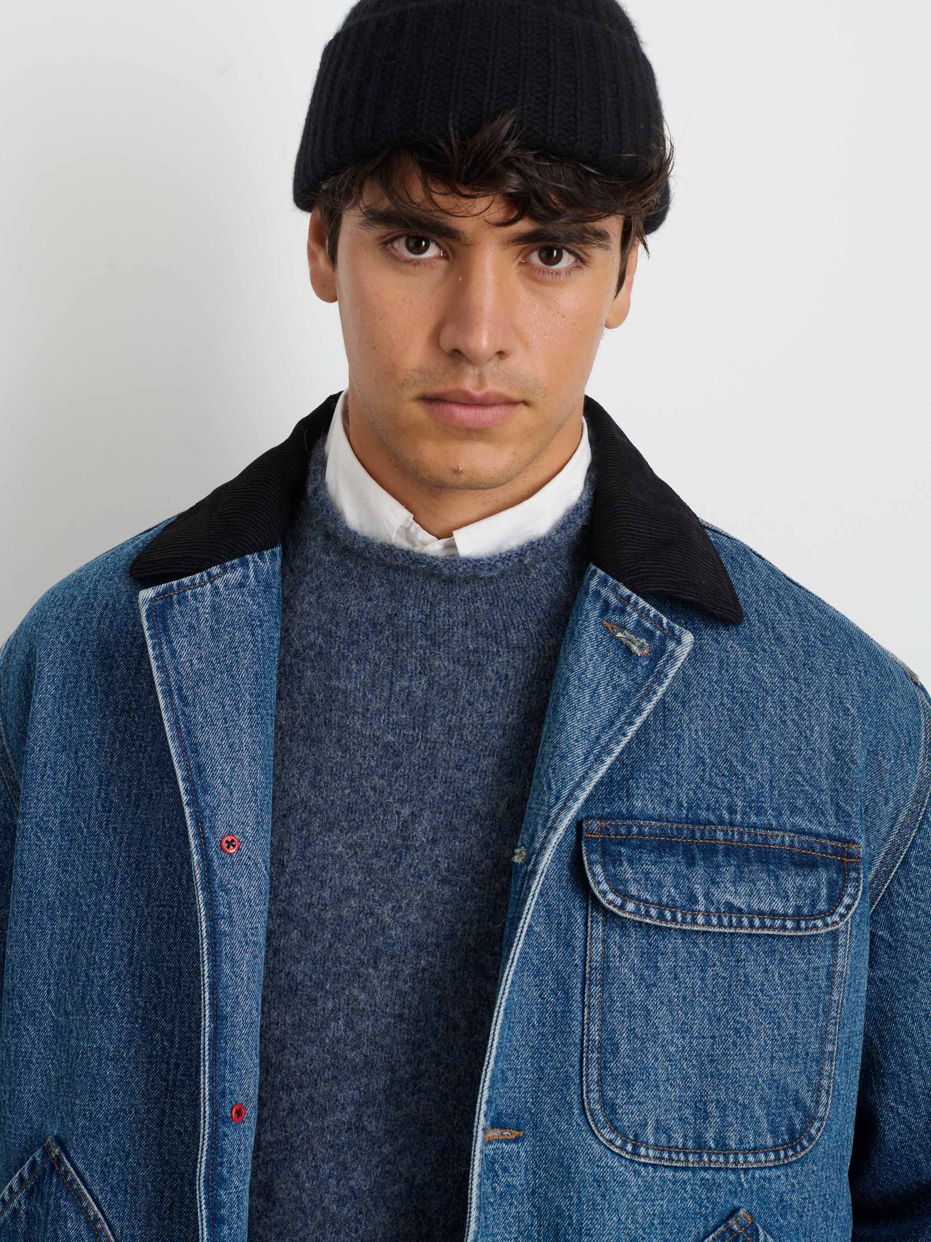 Frontier Jacket In Denim – Alex Mill