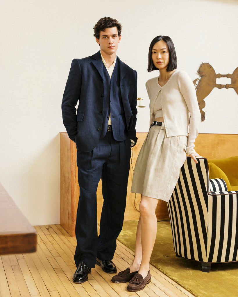 Sesa x Alex Mill Atlanta Tassel Loafer Sister in Suede