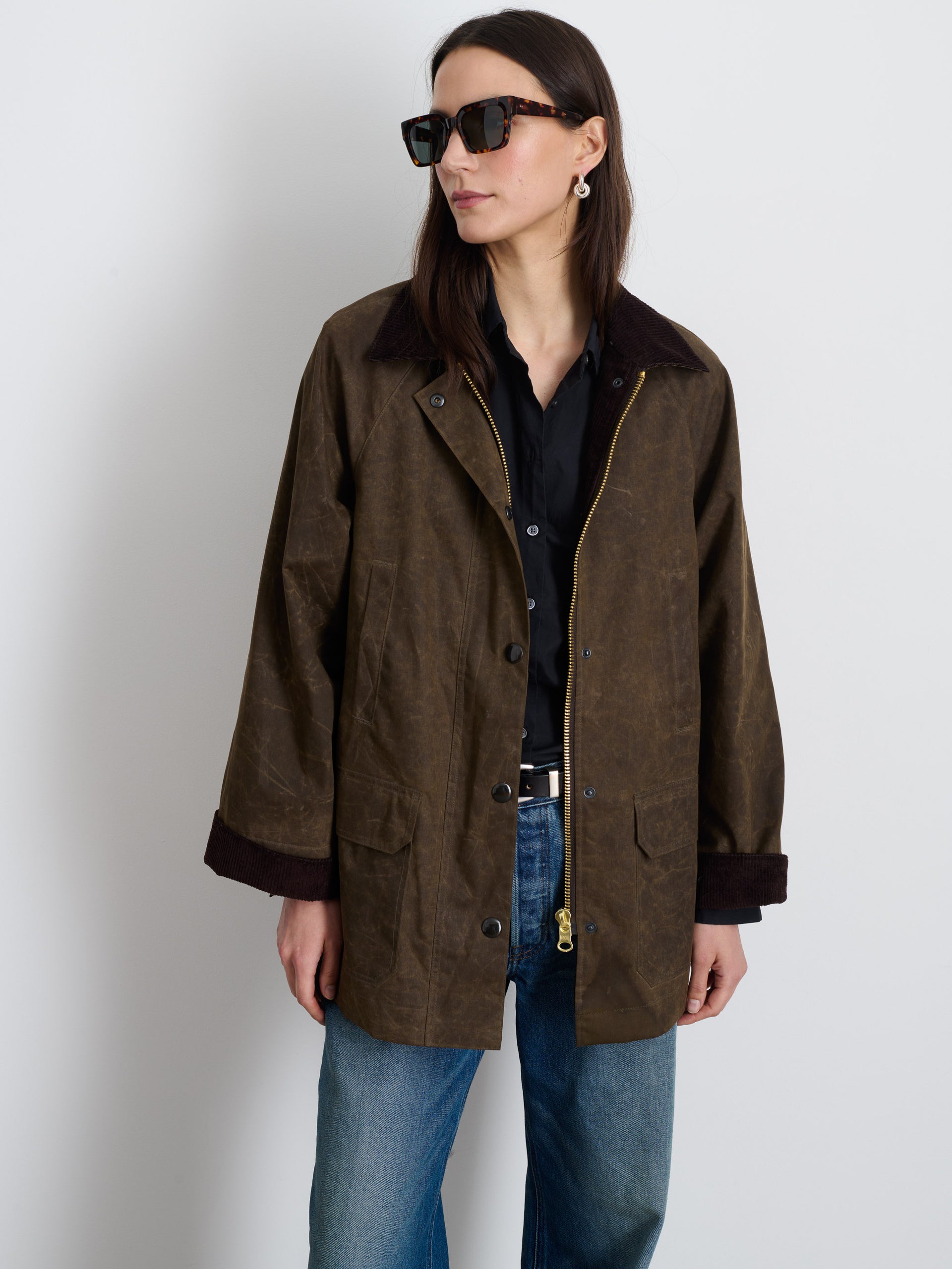 Chiltern Street Jacket In Waxed Cotton – Alex Mill