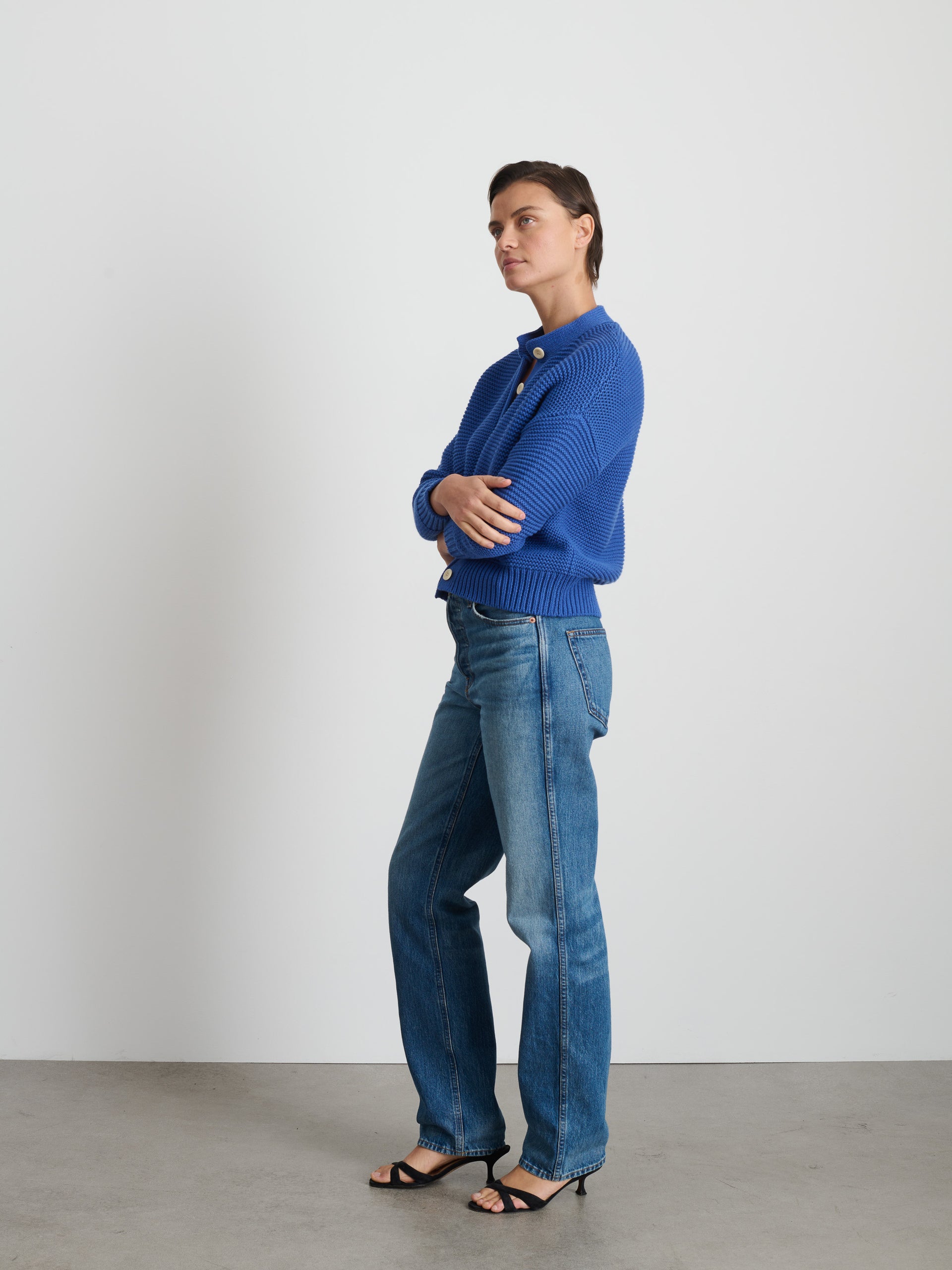 Nico Cardigan In Cotton – Alex Mill