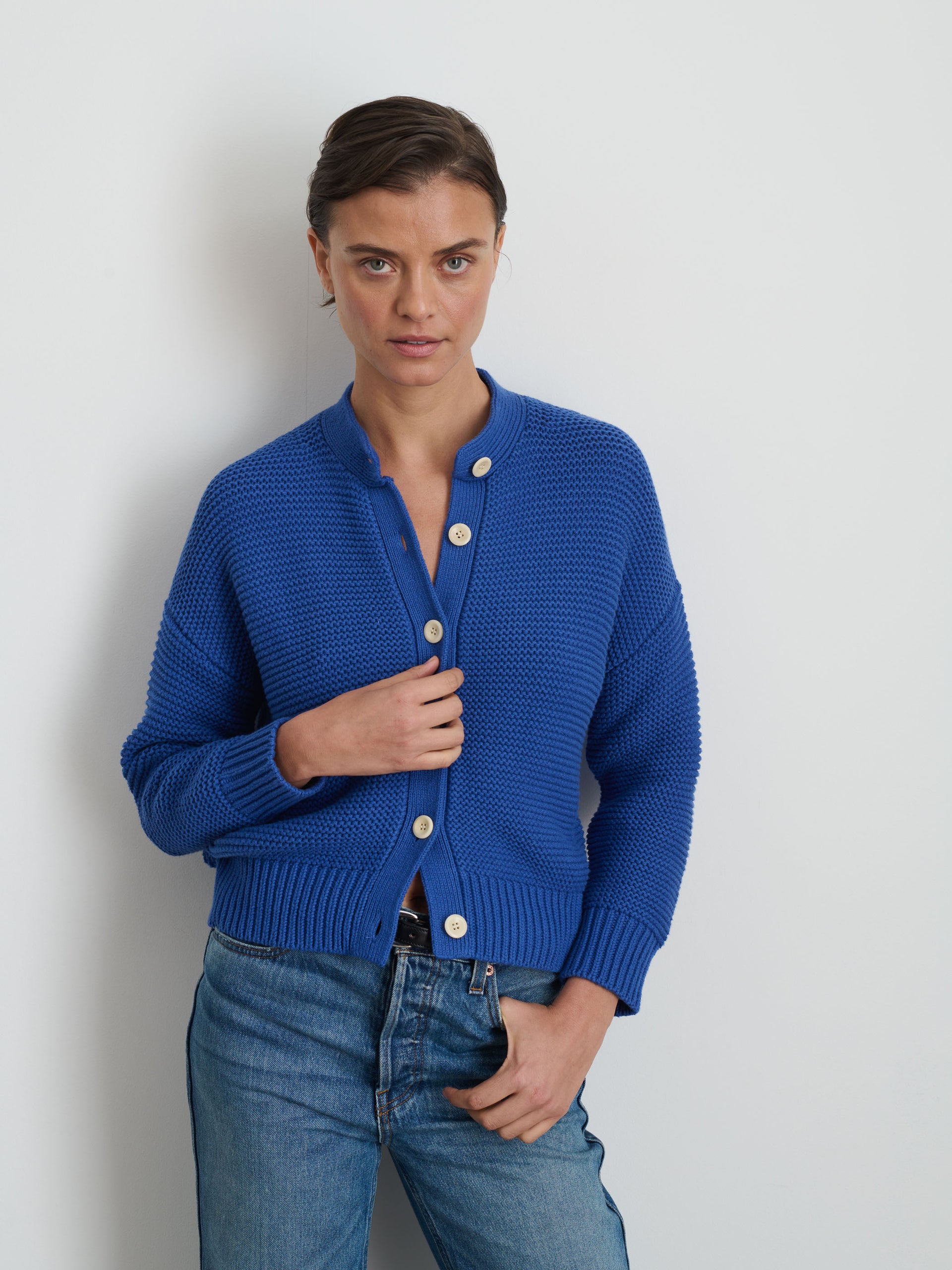 Nico Cardigan In Cotton – Alex Mill