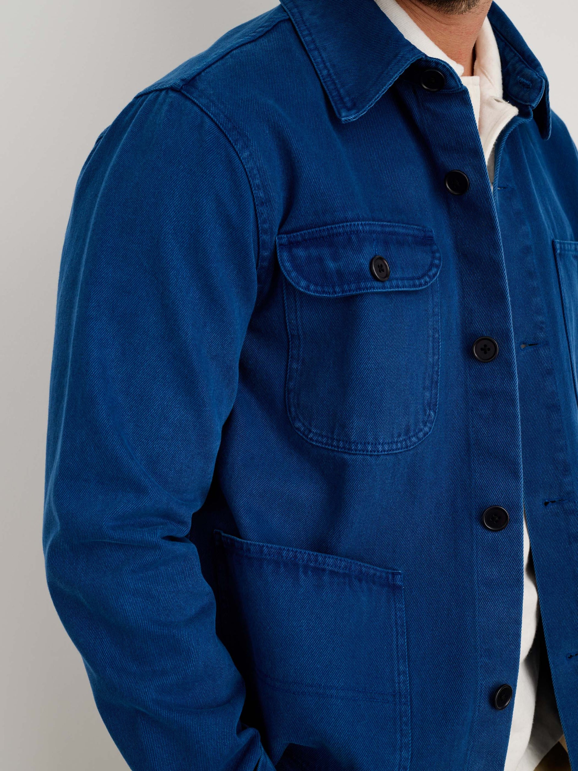 Garment Dyed Work Jacket in Recycled Denim – Alex Mill